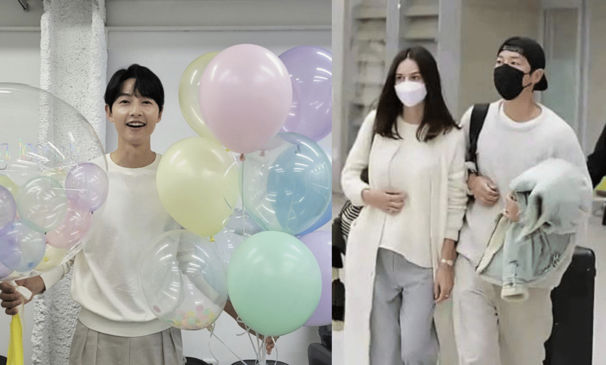 Song Joong-ki, Katy Louise Saunders expecting second child